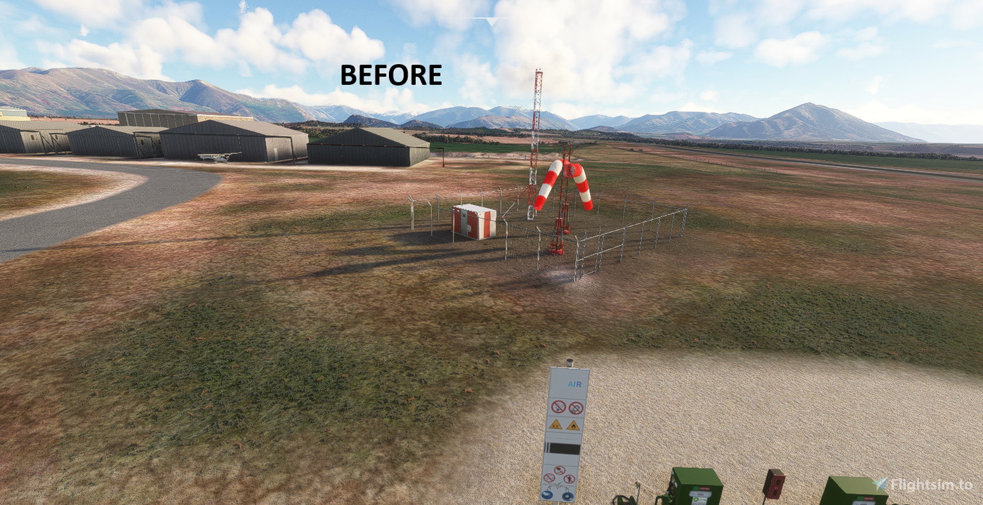 NZWF - Wanaka Airport, New Zealand - Enhancement and fixes (SBWorks) for Microsoft Flight ...