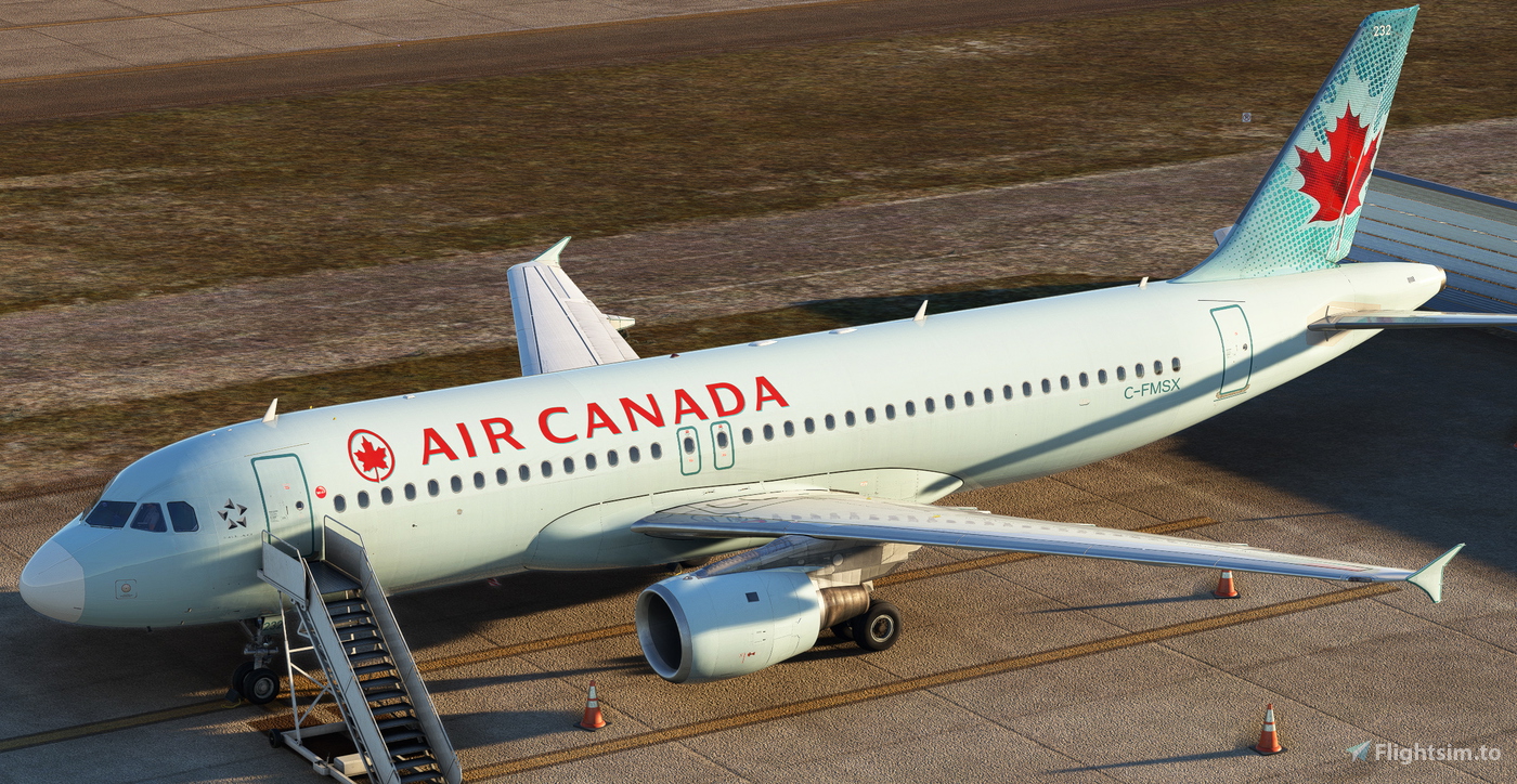 Official Air Canada JETZ C-FMSX for Microsoft Flight Simulator | MSFS