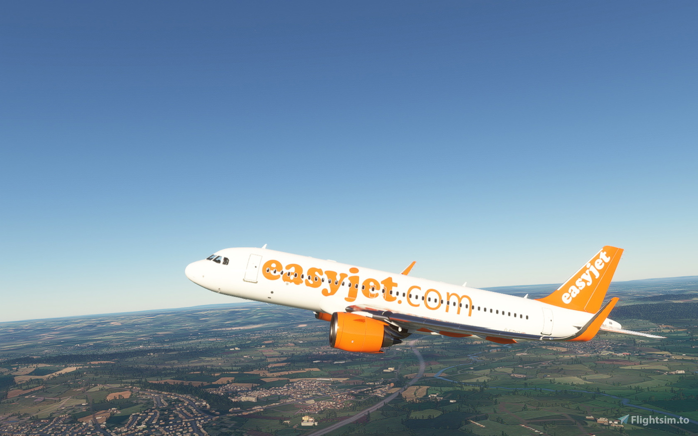 [A32NX] old easyjet.com livery [8k] for Microsoft Flight Simulator | MSFS