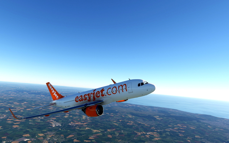 [A32NX] old easyjet.com livery [8k] for Microsoft Flight Simulator | MSFS