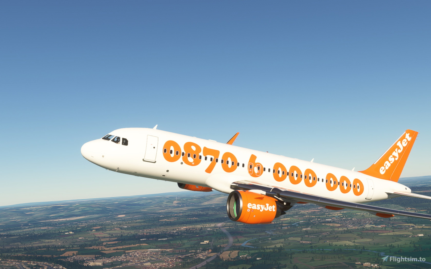 [A32NX] old easyjet number livery [8K] for Microsoft Flight Simulator ...