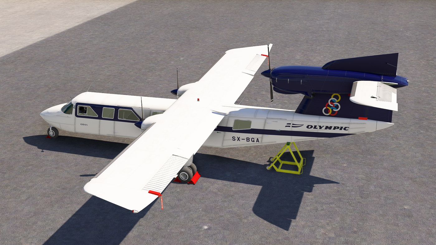 Olympic Airlines Blackbox BN2A Trislander Fictional for Microsoft ...