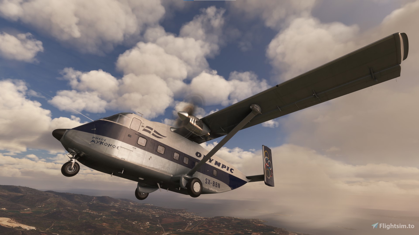 Olympic Airways liveries for the Short SC.7 Skyvan by Inibuilds for ...