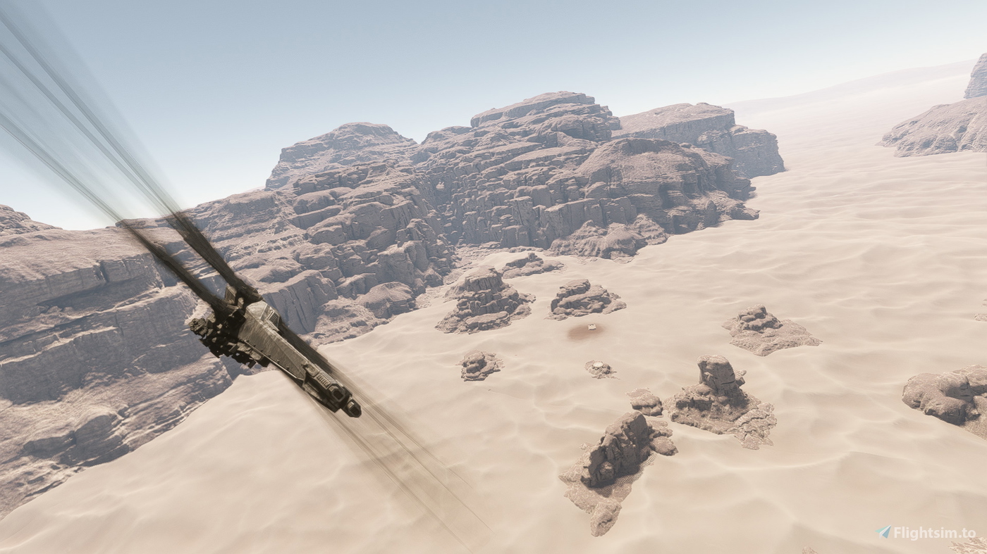 Ornithopter Dune World for Microsoft Flight Simulator | MSFS