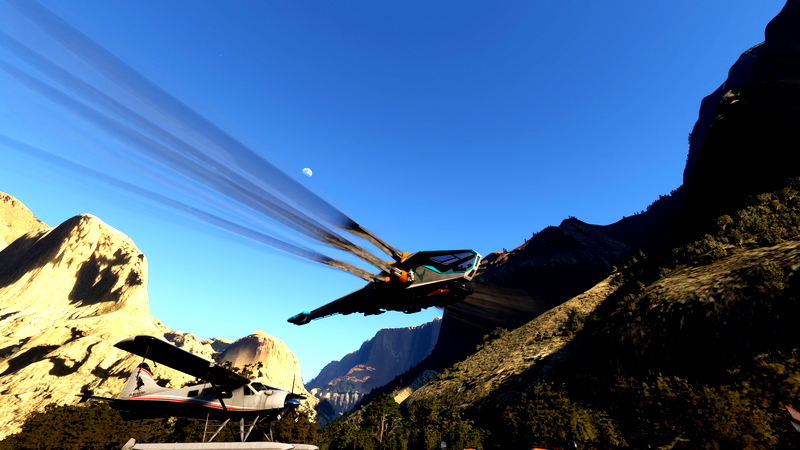 Ornithopter Dove of Arrakis for Microsoft Flight Simulator | MSFS