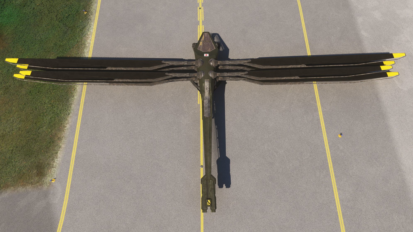 Ornithopter Vietnam medic for Microsoft Flight Simulator | MSFS