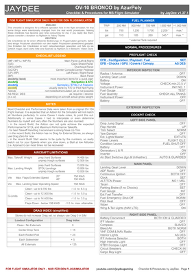 ATR 72-600 - Checklist & Procedures for Microsoft Flight Simulator | MSFS