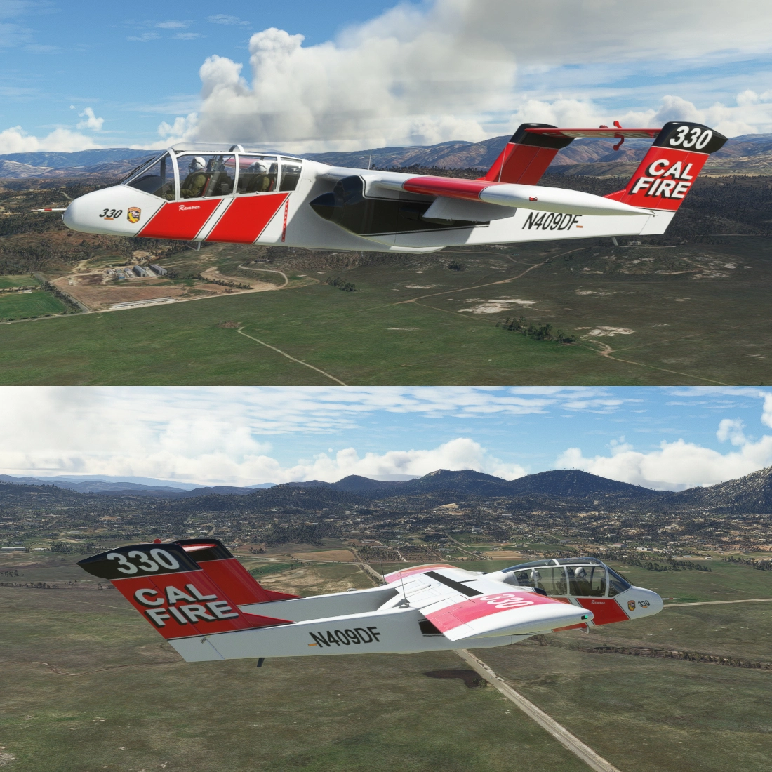 OV-10 Bronco Cal Fire 对于 Microsoft Flight Simulator | MSFS