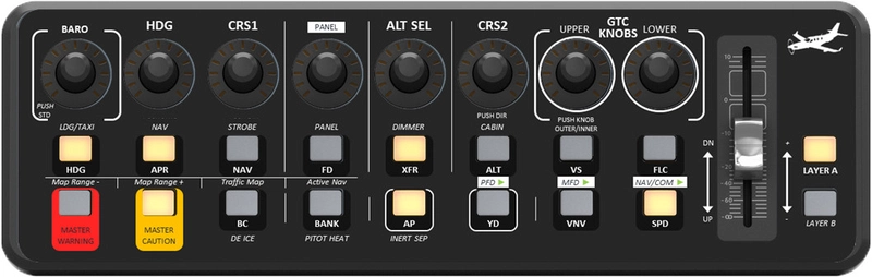 Overlay for X-Touch Mini for Daher TBM 930 for Microsoft Flight ...
