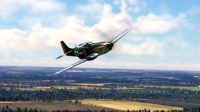 "Gunfighter" Livery for Aeroplane Heaven P-51D for Microsoft Flight Simulator | MSFS