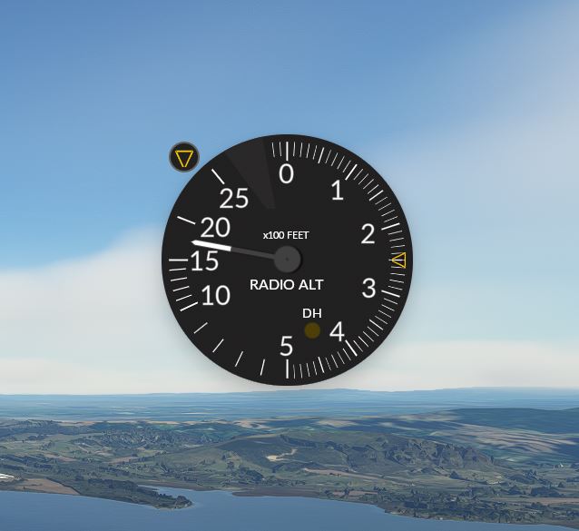 p42 - flow - radio altimeter for Microsoft Flight Simulator | MSFS