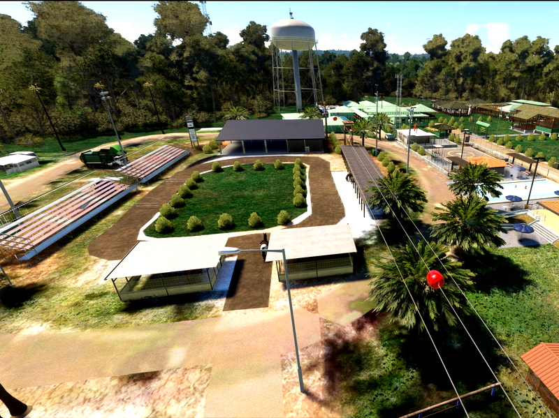 PABLO ESCOBAR'S COMPOUND - HACIENDA NAPOLES for Microsoft Flight ...