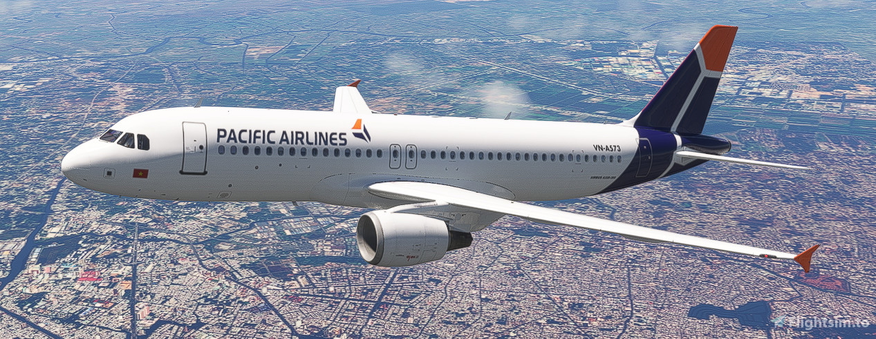 PACIFIC AIRLINES A320 VN-A573 for Microsoft Flight Simulator | MSFS