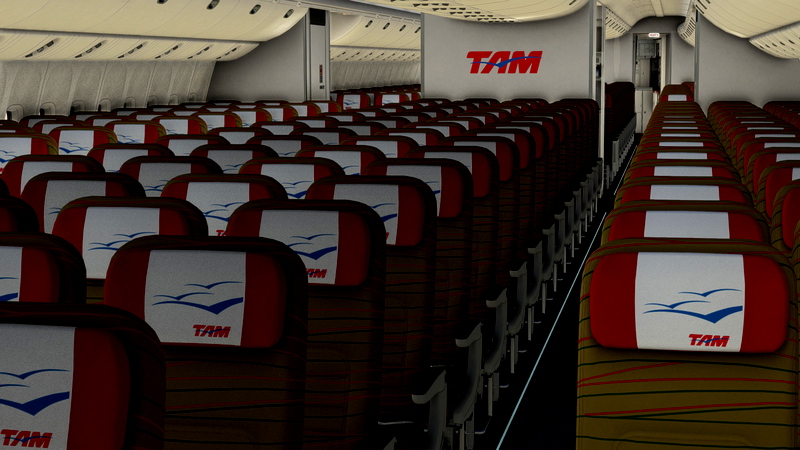 TAM [Pack] w/Cabin [4K+8K] | PMDG 777-300ER for Microsoft Flight ...
