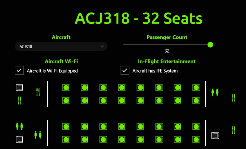 PACX - LVFR ACJ318 Cabin Layout for Microsoft Flight Simulator | MSFS