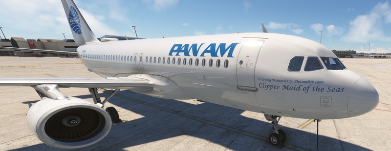 Pan Am Airbus A320 (CFM variant) for Microsoft Flight Simulator | MSFS