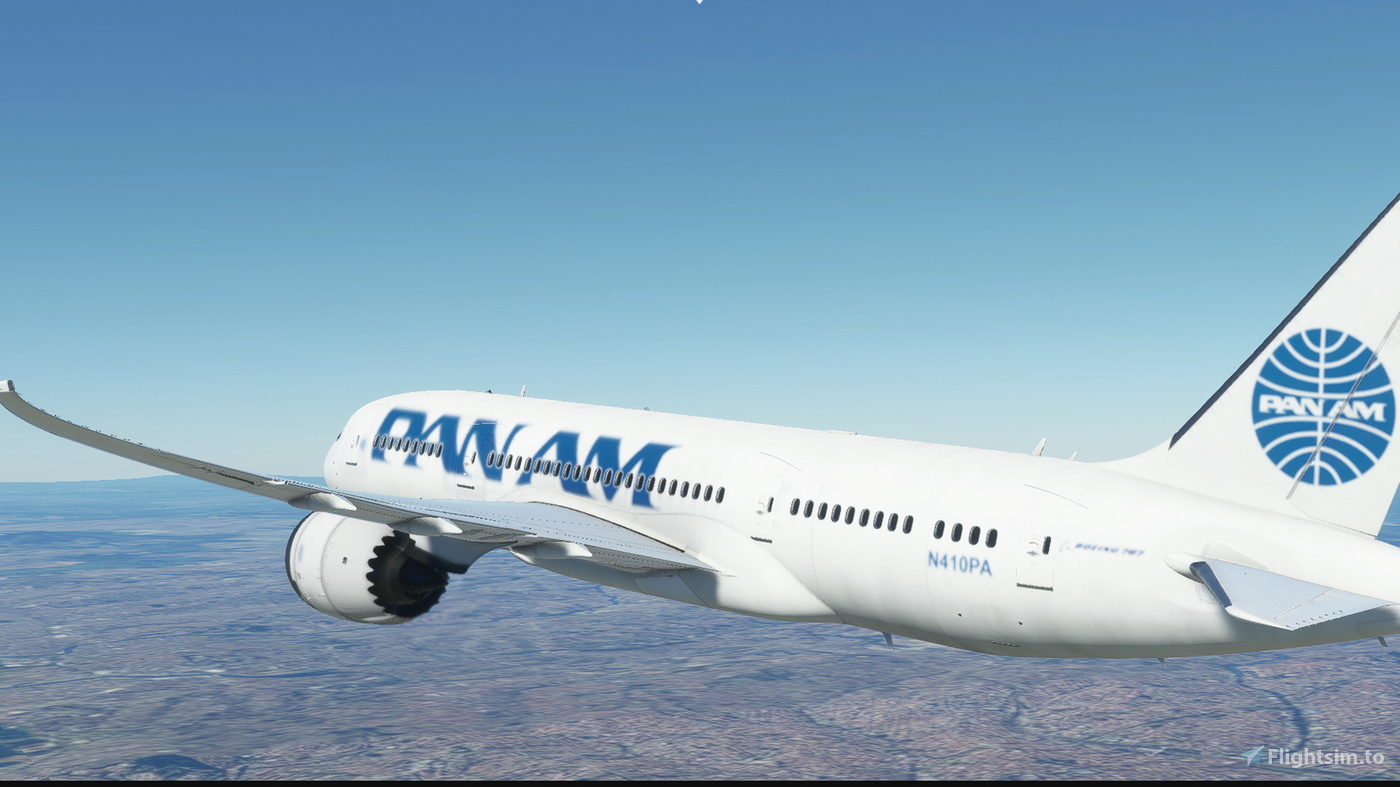 PAN AM 787-8 for Microsoft Flight Simulator | MSFS