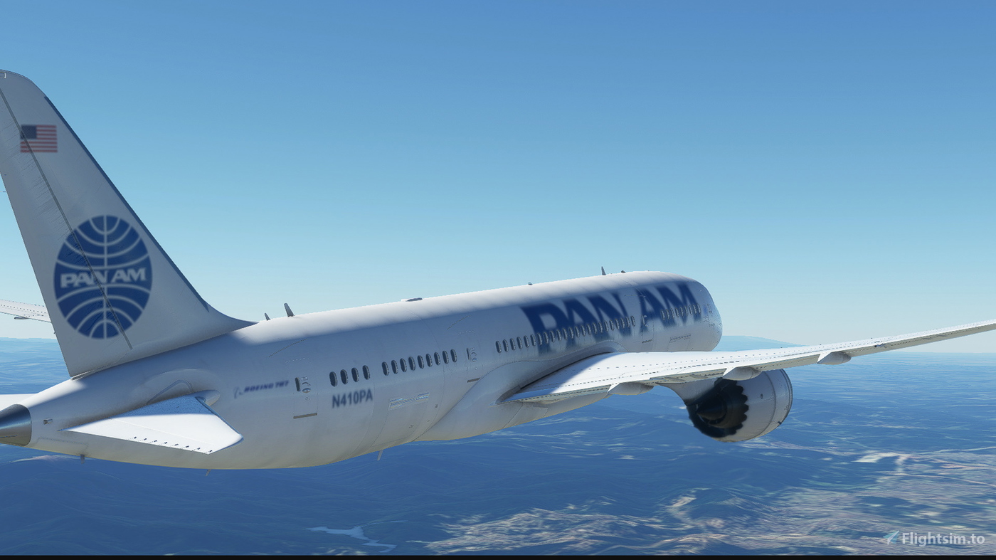 PAN AM 787-8 for Microsoft Flight Simulator | MSFS