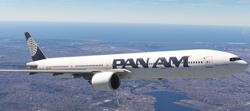 Pan Am (Fictional) - PMDG 777-300ER for Microsoft Flight Simulator | MSFS