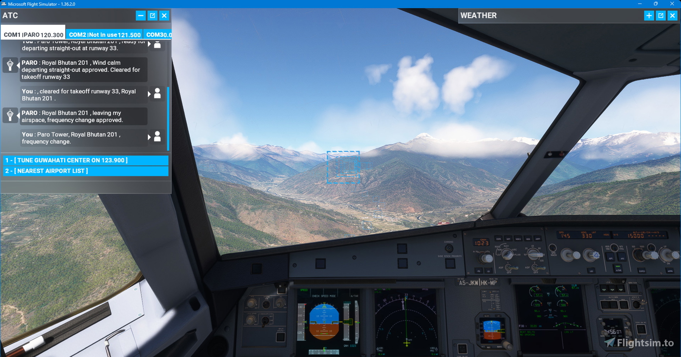 Paro Airport (VQPR) Circuit Training - Visualized for Microsoft Flight ...