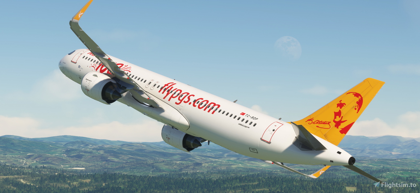 Pegasus Airlines 100th Livery A321neo LVFR [TC-RDP] for Microsoft ...