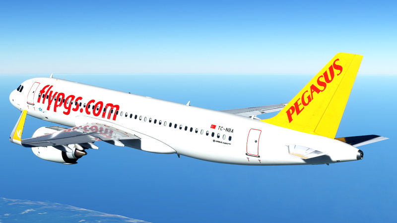 Pegasus Airlines TC-NBA for Microsoft Flight Simulator | MSFS