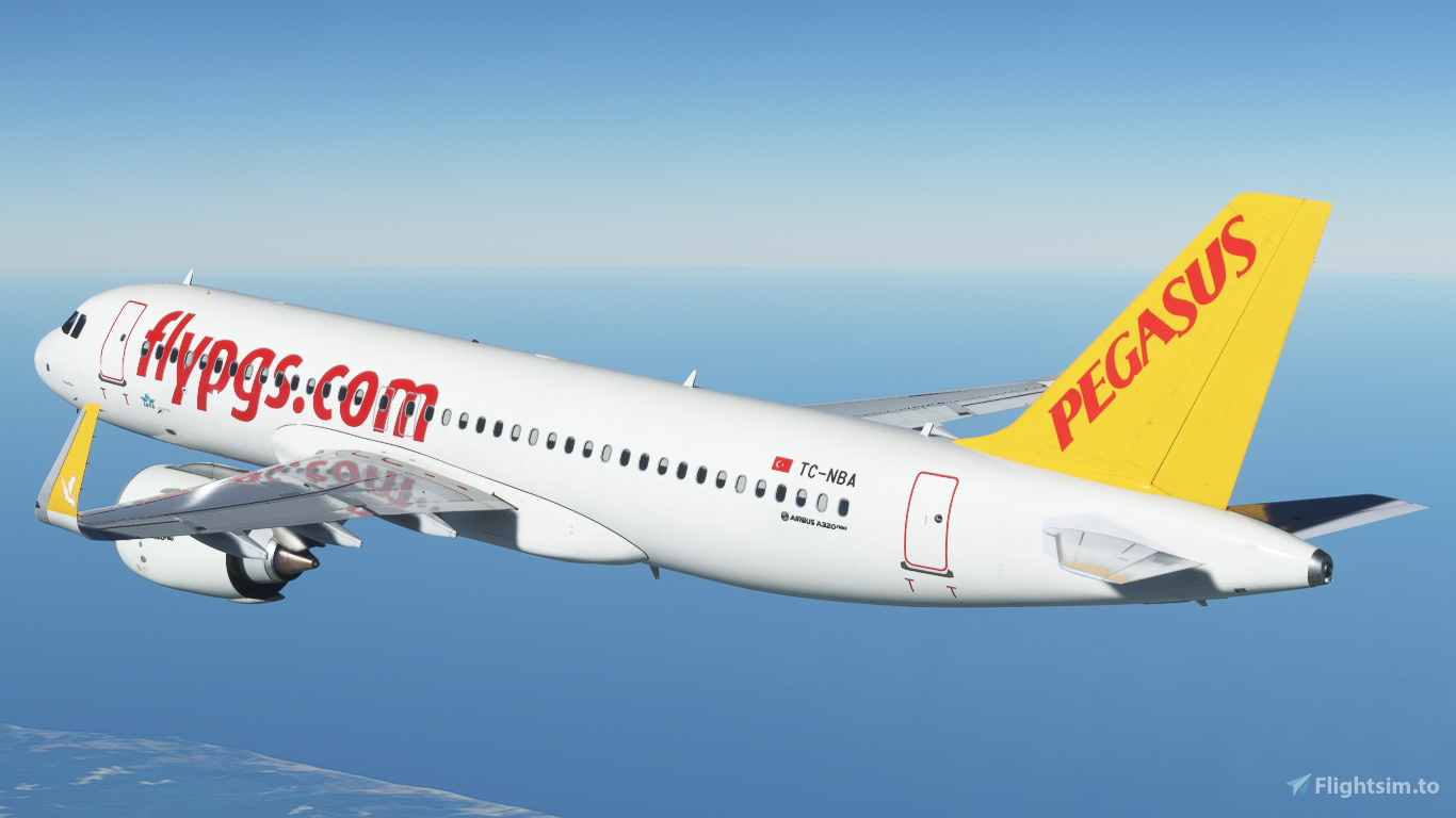 Pegasus Airlines TC-NBA for Microsoft Flight Simulator | MSFS