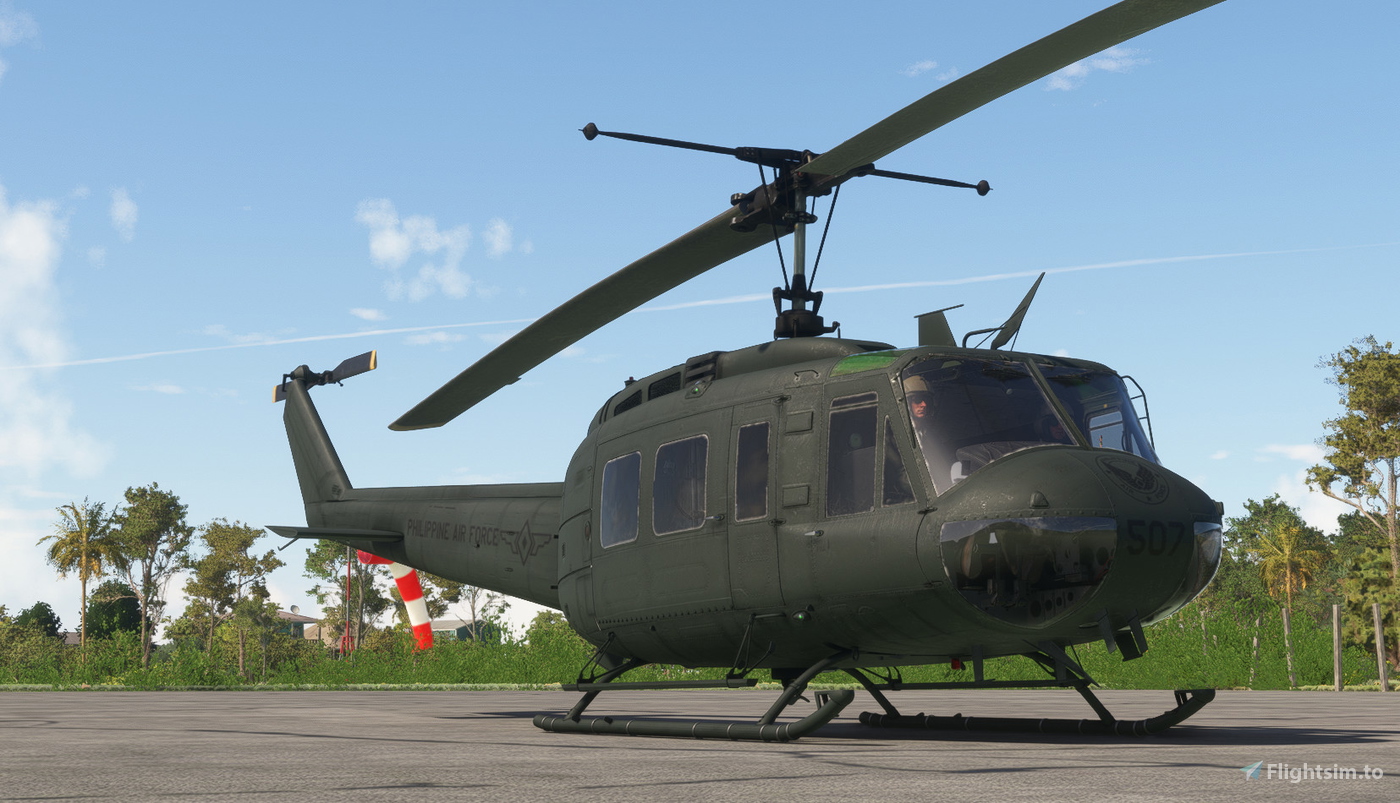 Philippine Air Force 507 Livery for Taog's Hangar B205 UH-1H for ...