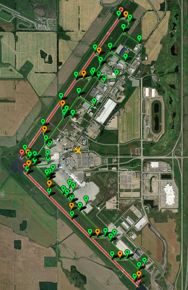 PILOT2ATC - CYEG Edmonton, AB Canada, taxiways & gates para Microsoft ...