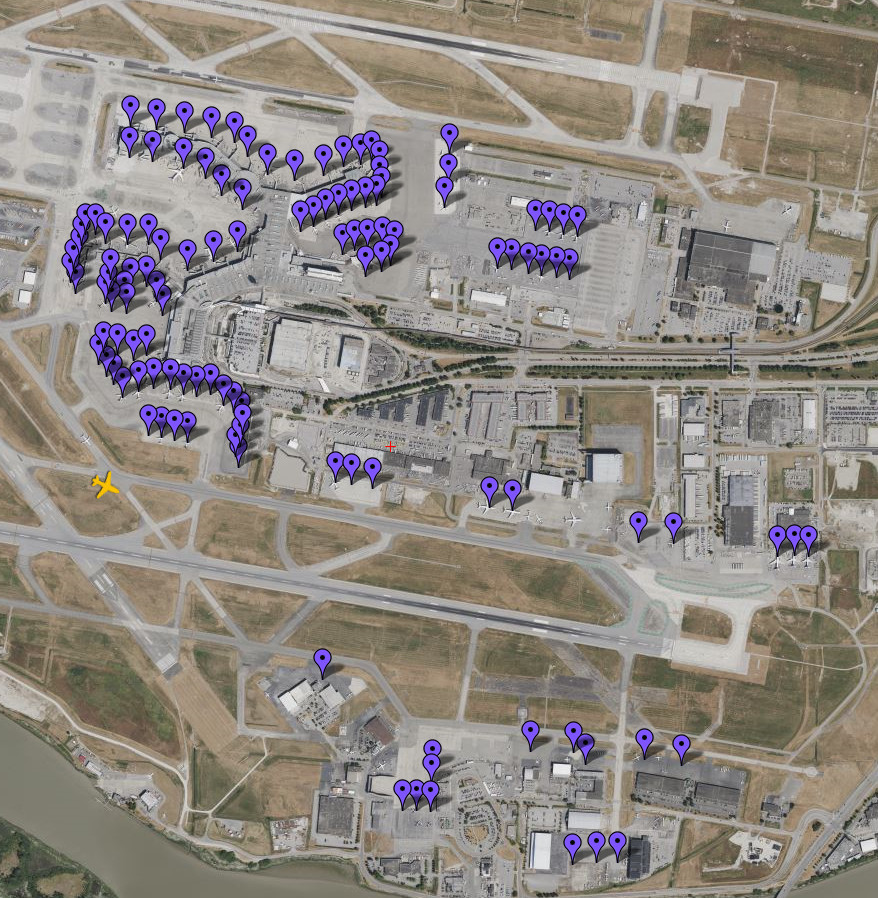 PILOT2ATC - CYVR Vancouver, BC Canada, taxiways & gates for Microsoft ...