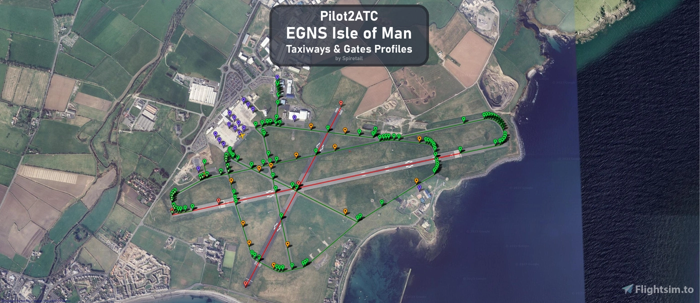 Pilot2ATC - EGNS Isle of Man for Microsoft Flight Simulator | MSFS