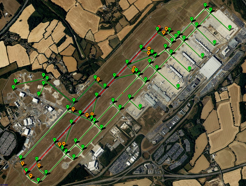 PILOT2ATC - EGSS London - Stansted, England UK, taxiways & gates for ...