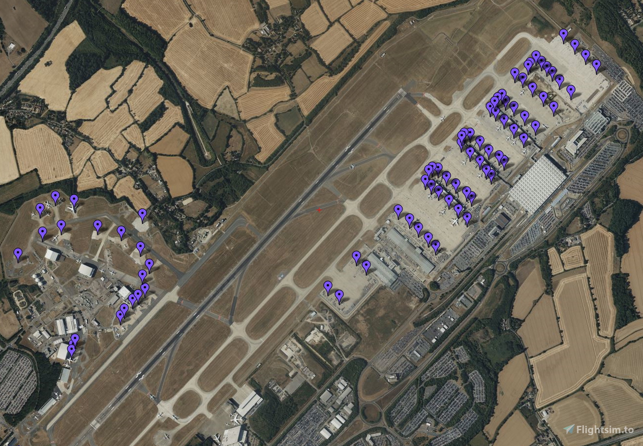 PILOT2ATC - EGSS London - Stansted, England UK, taxiways & gates for ...
