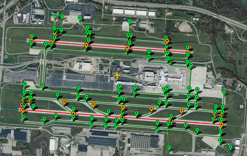 PILOT2ATC - KCMH Columbus, Ohio USA, taxiways & gates for Microsoft ...
