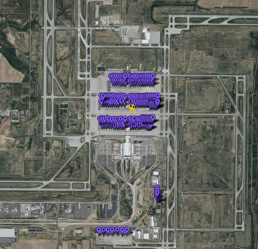 PILOT2ATC - KDEN Denver, CO USA, taxiways & gates pour Microsoft Flight ...