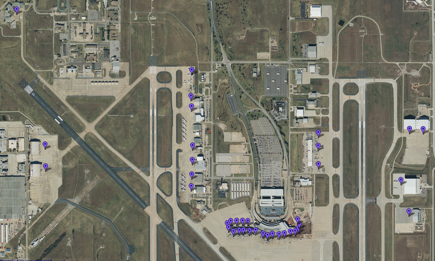 PILOT2ATC - KOKC Oklahoma City, OK USA, taxiways & gates for Microsoft ...