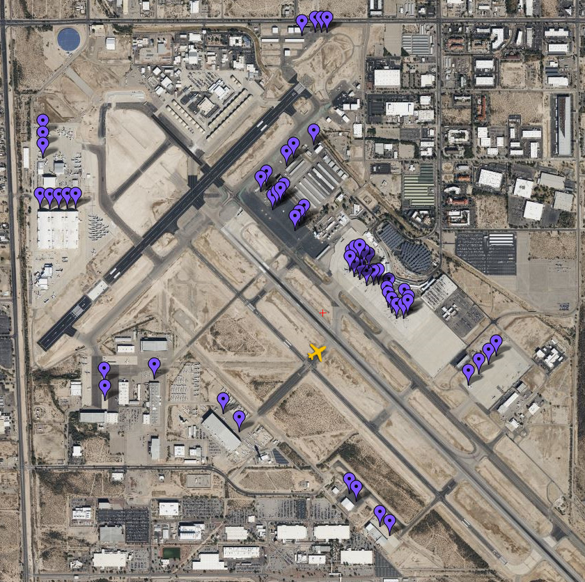 PILOT2ATC - KTUS Tucson, AZ USA, taxiways & gates for Microsoft Flight ...