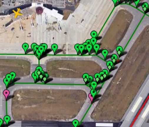Pilot2ATC Fayetteville KFAY Taxiways and Gates pour Microsoft Flight ...