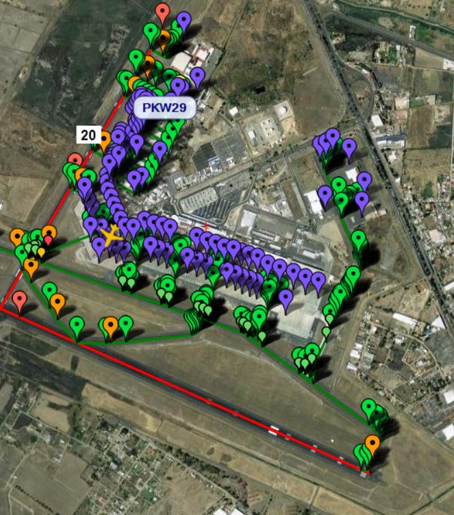 Pilot2ATC Guadalajara MMGL Taxiways and Gates for Microsoft Flight ...