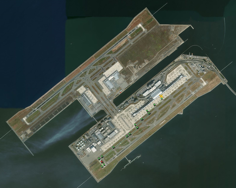 Pilot2ATC Kansai Intl RJBB Taxiways and Gates for Microsoft Flight ...