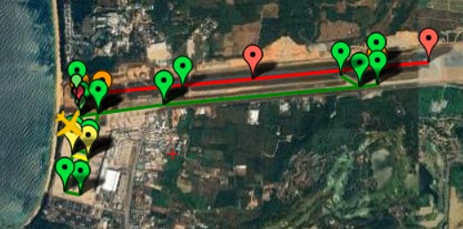 Pilot2ATC Houston-George Bush International KIAH Taxiways and Gates for ...