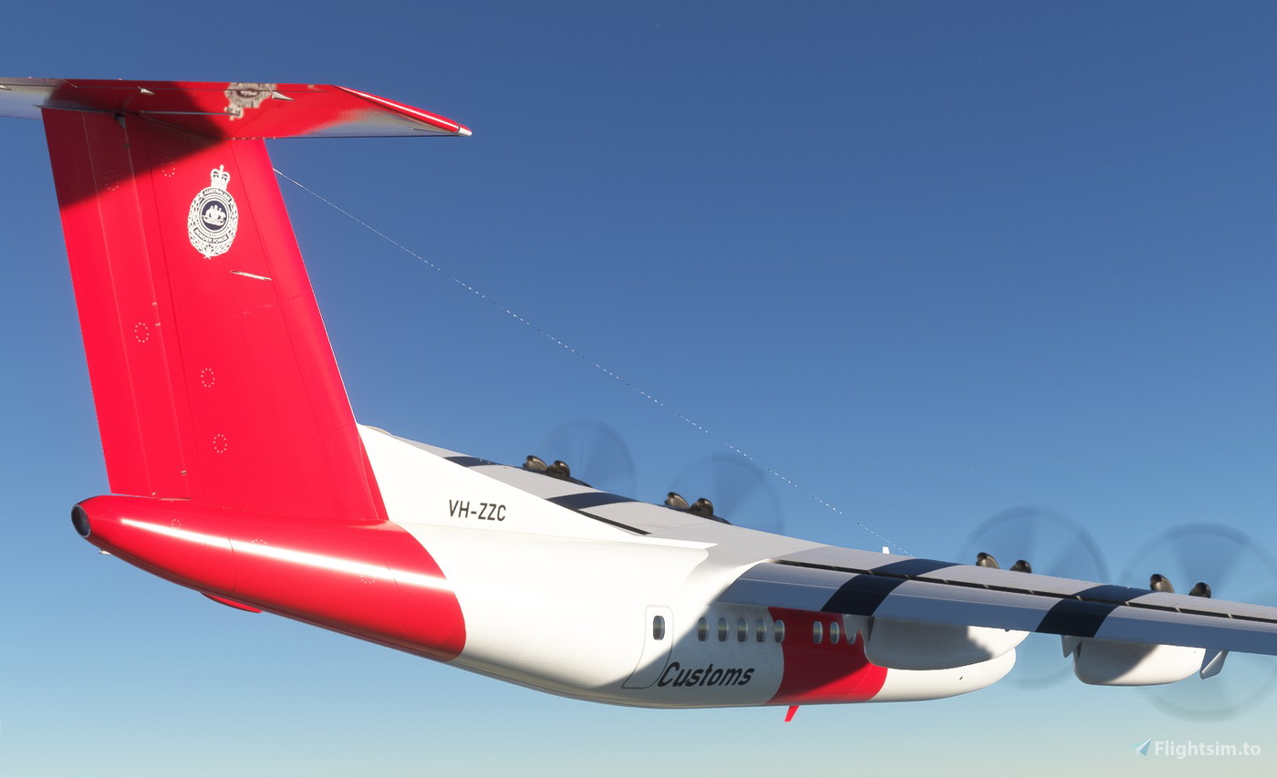 Pilot's DHC-7 Australian Customs and Border Protection for Microsoft ...