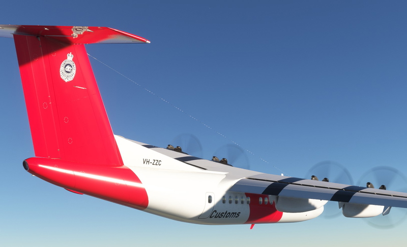 Pilot's DHC-7 Australian Customs and Border Protection for Microsoft ...