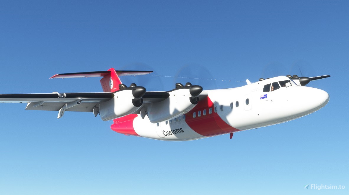 Pilot's DHC-7 Australian Customs and Border Protection for Microsoft ...