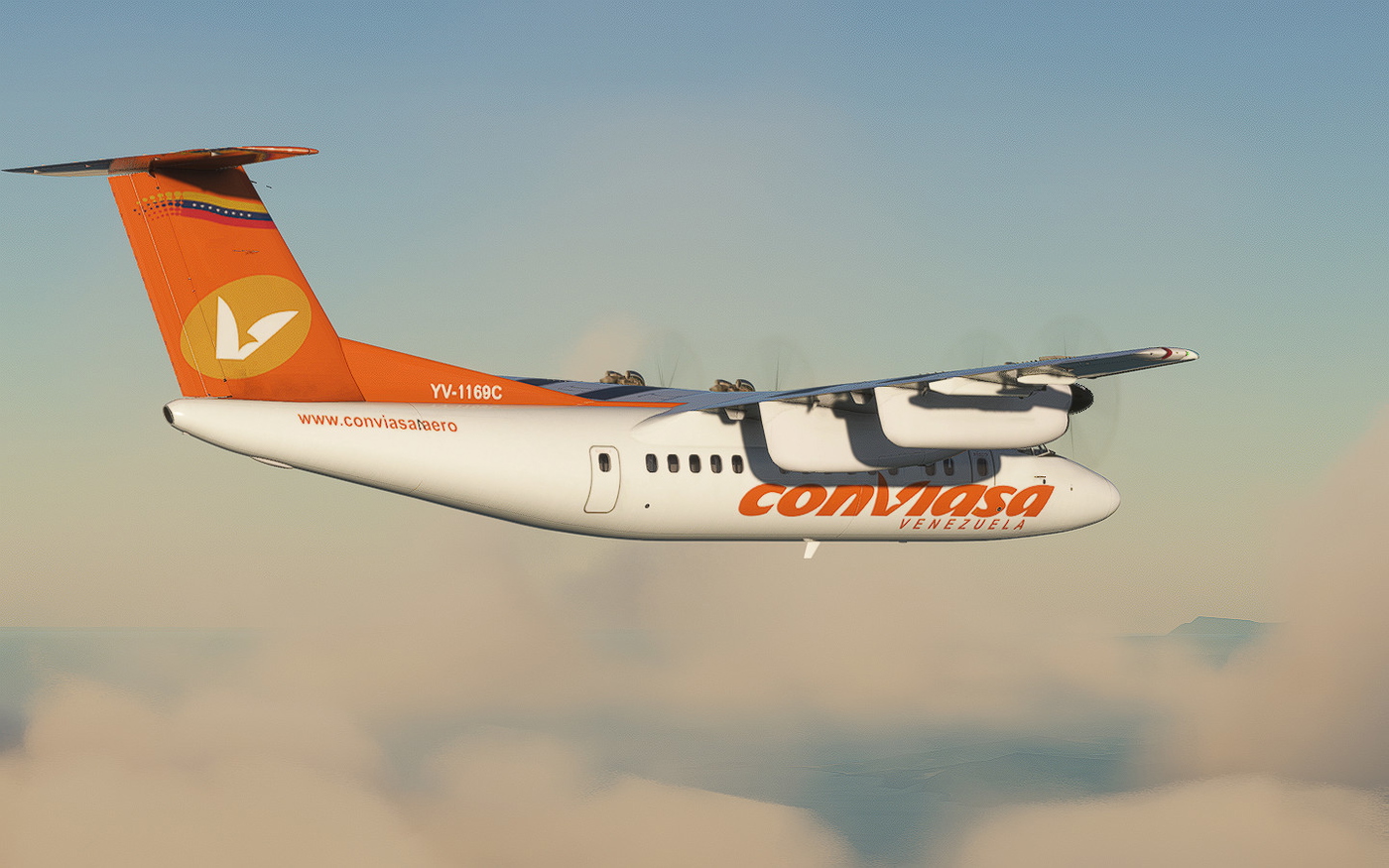Pilot's DHC-7 Conviasa (YV-1169C) for Microsoft Flight Simulator | MSFS