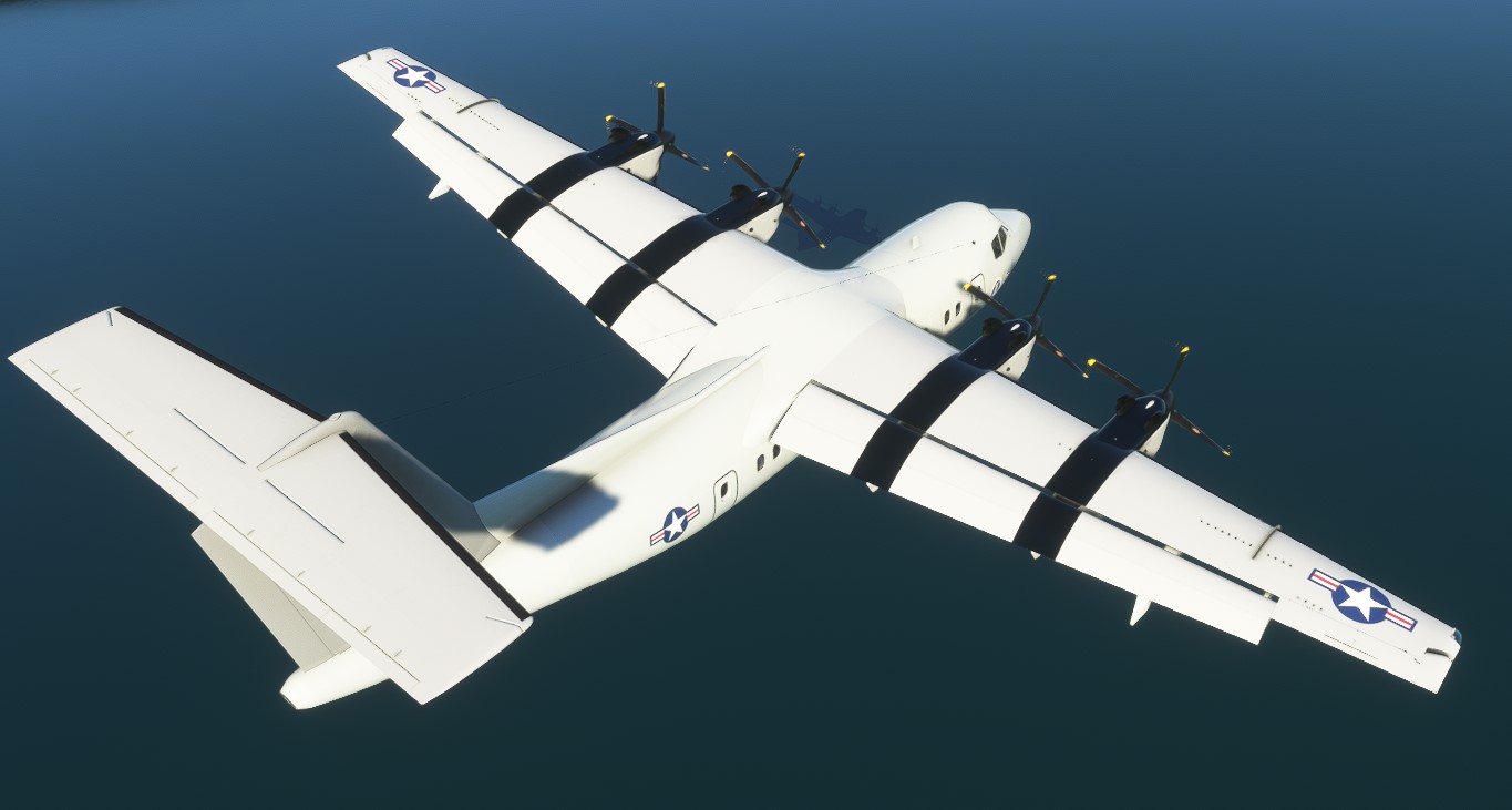 Pilot's DHC-7, United States Air Force (N176RA), (shiny paintwork) for ...