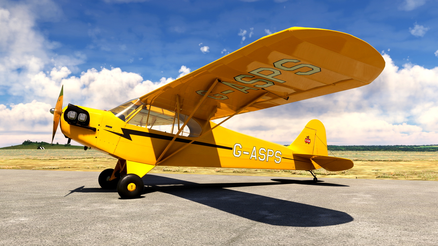 Piper J-3 Cub G-ASPS for Microsoft Flight Simulator | MSFS