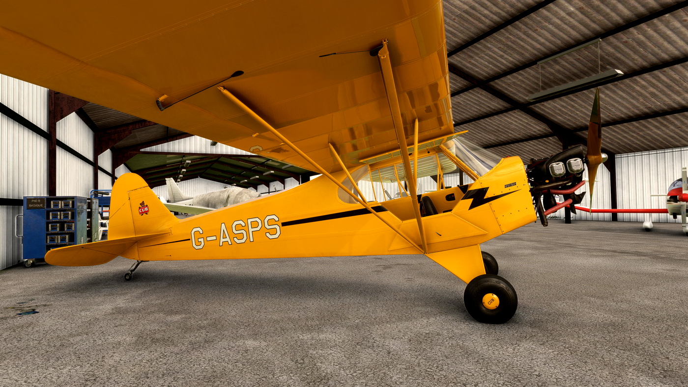 Piper J-3 Cub G-ASPS for Microsoft Flight Simulator | MSFS