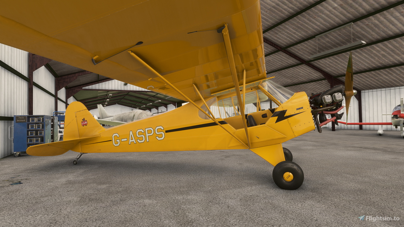 Piper J-3 Cub G-ASPS for Microsoft Flight Simulator | MSFS