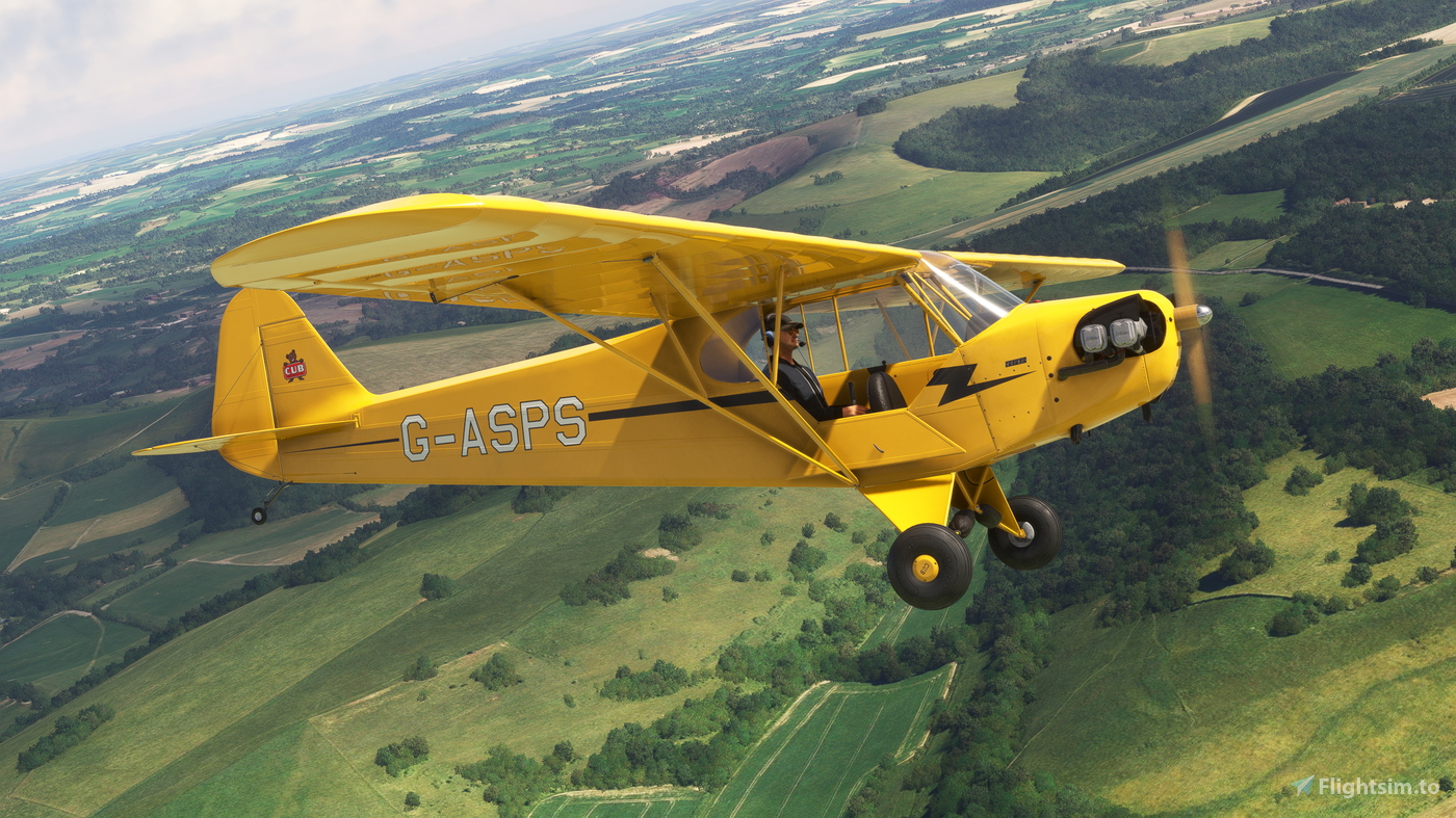 Piper J-3 Cub G-ASPS for Microsoft Flight Simulator | MSFS